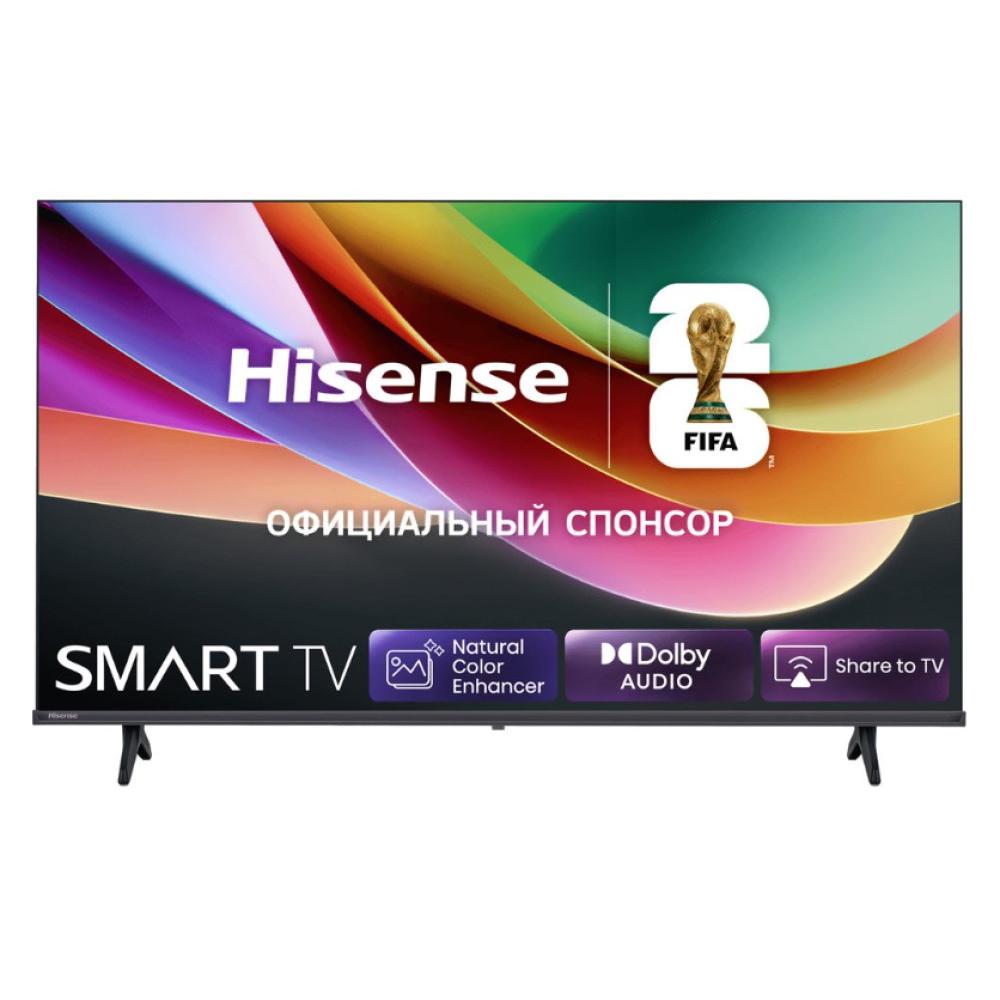 Телевизор Hisense 32A4S (2026) 32" HD LED Smart TV, Черный