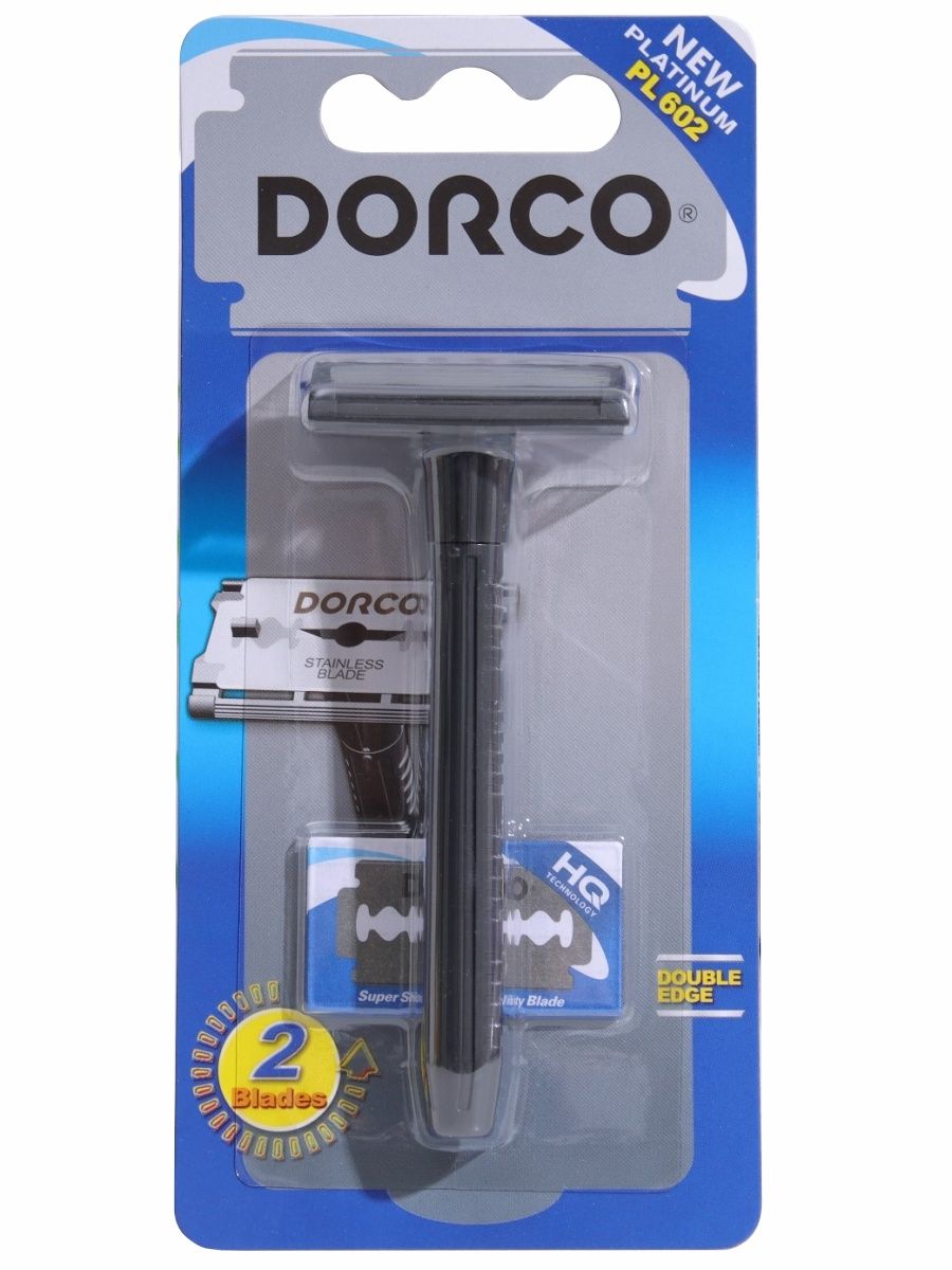 DORCO Станок для бритья PL602 (1 станок Т-образный, 2 лезвия)