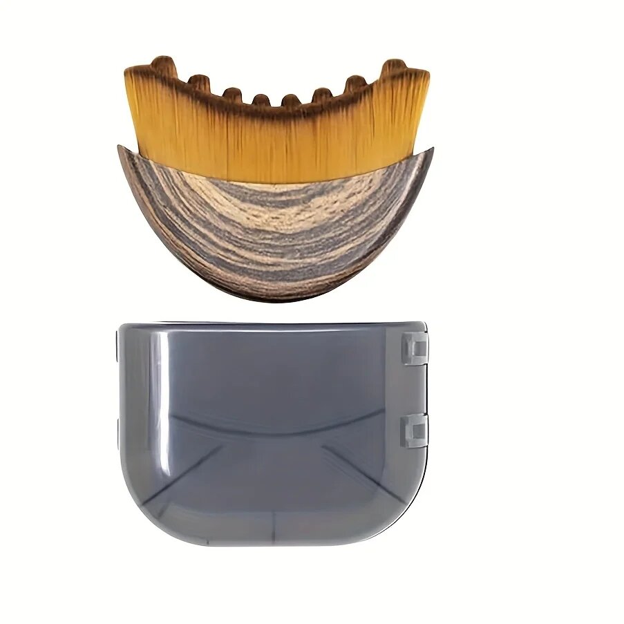 Щетка для лимфодренажного массажа лица и тела из свиной щетины 1PC Lymphatic Brush