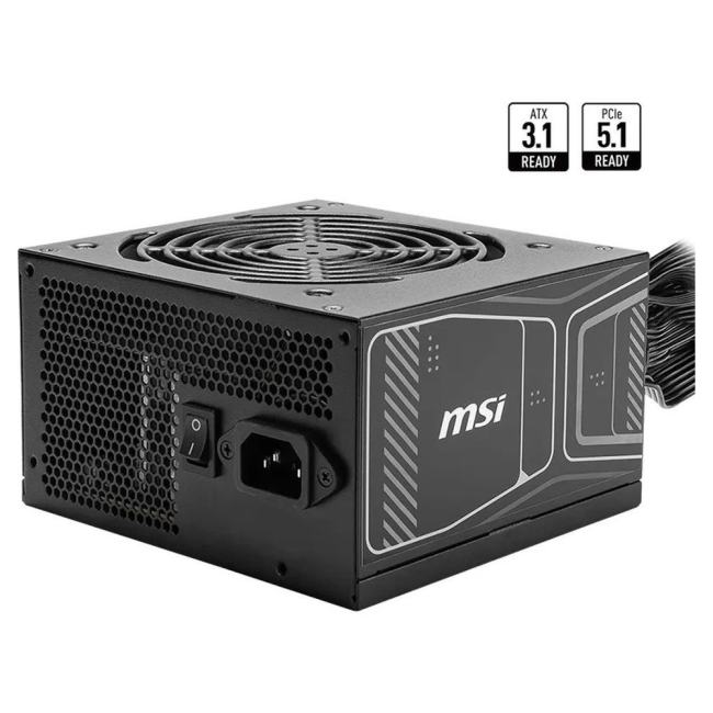 MSI 306-7ZPBY11-CE0 Блок питания ПК/ Power Supply MSI MAG A750GN PCIE5, 750W 80+ Gold (ATX, 3.1, PCIe 5.1, Non-modular,