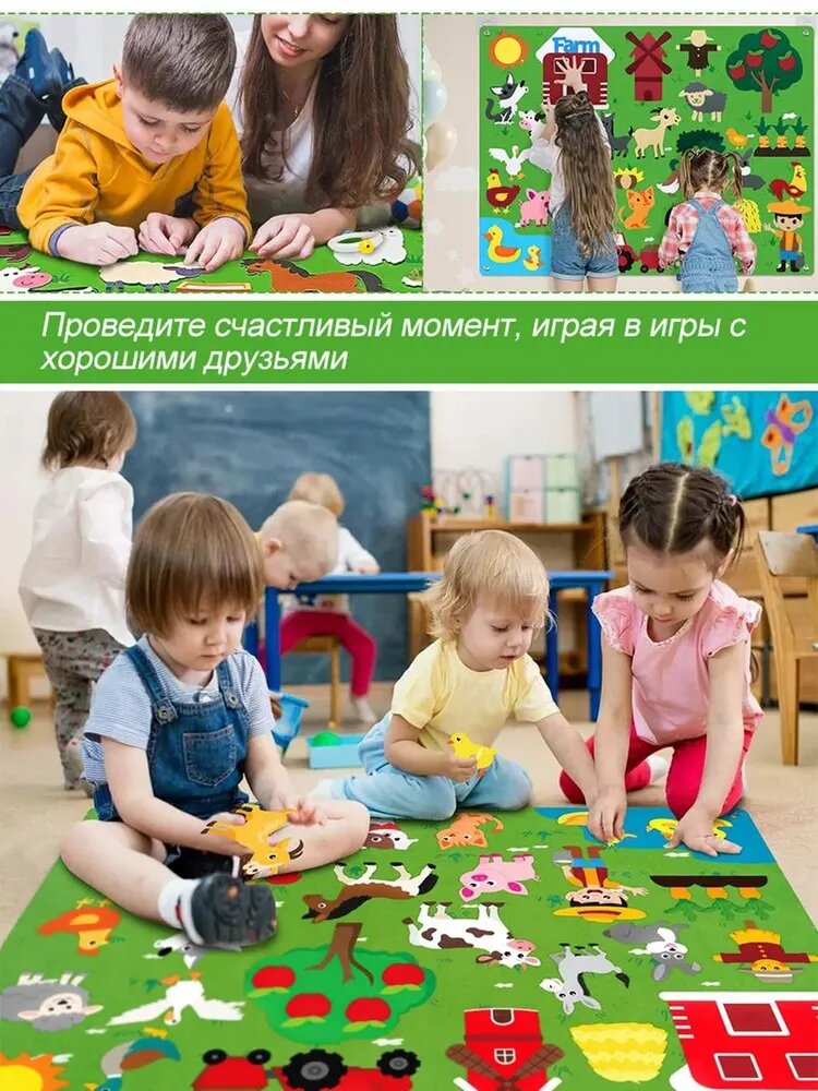 Обучающая музыкальная игра для детей из безопасного материала ABS разноцветная — фото 1
