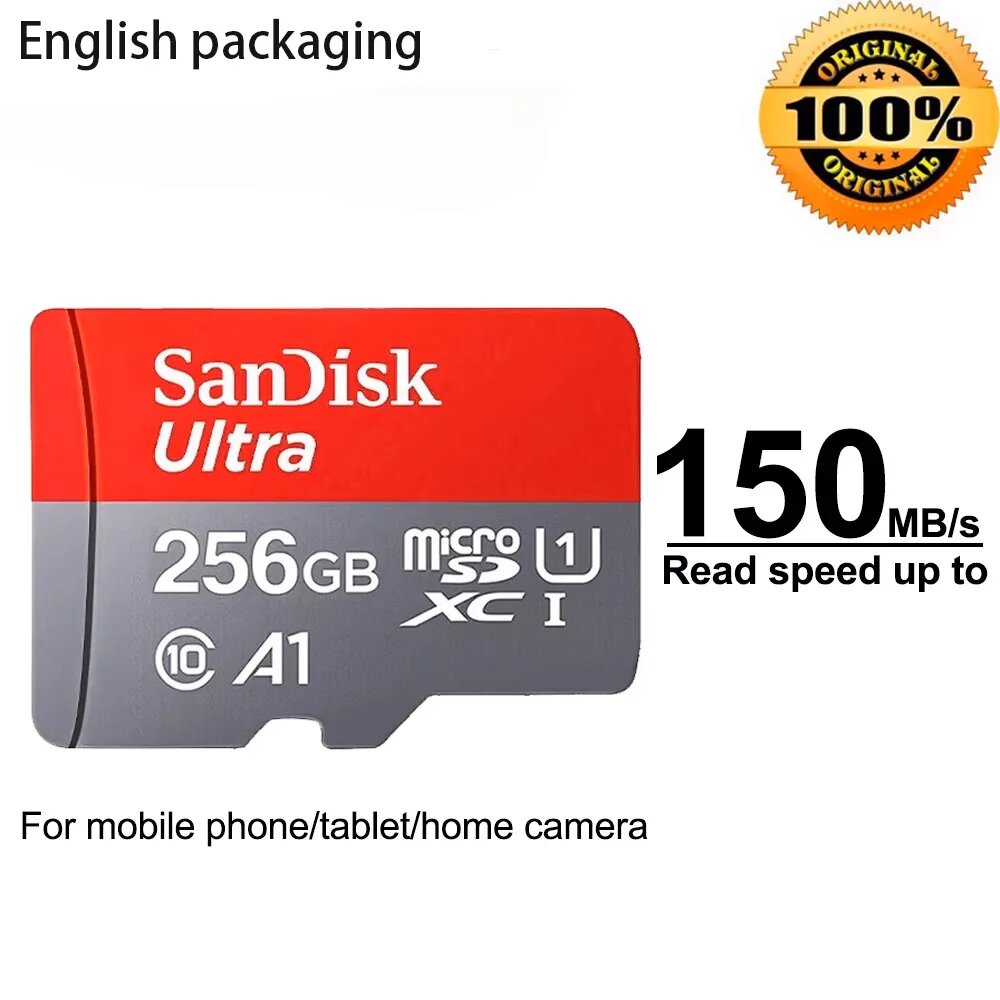 SanDisk Ultra Extreme PRO Micro SD карта памяти 256 ГБ grey card-256G
