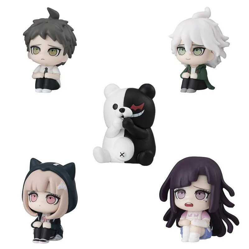 Фигурки Bandai Super Danganronpa 2 из капсул Черный, 5PCS