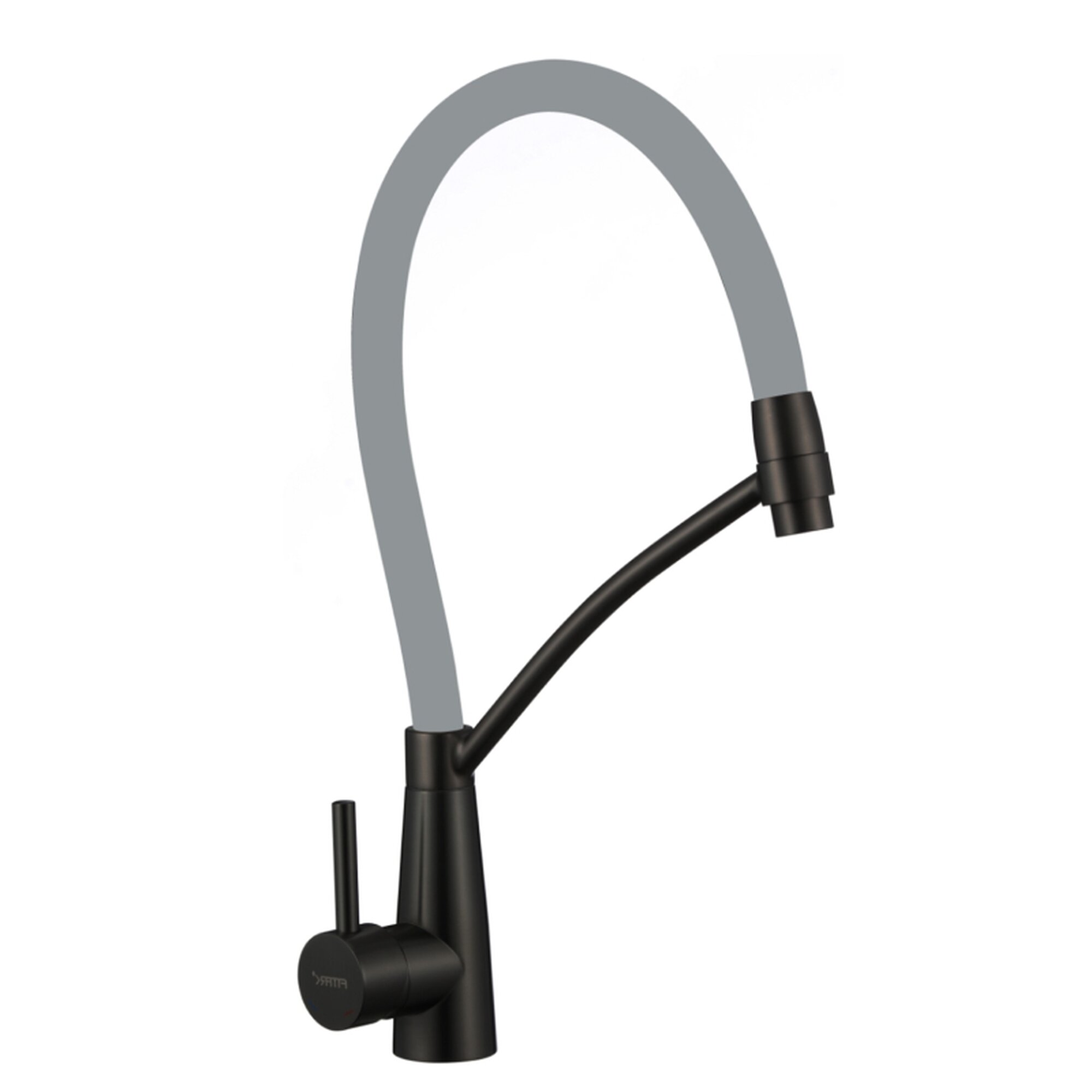Смеситель для кухни с гибким изливом Fmark FS8255H-04, черный