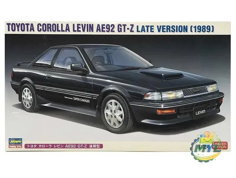 20486 Автомобиль Toyota Corolla Levin AE92 GT-Z поздняя модель (Limited Edition) (1:24)