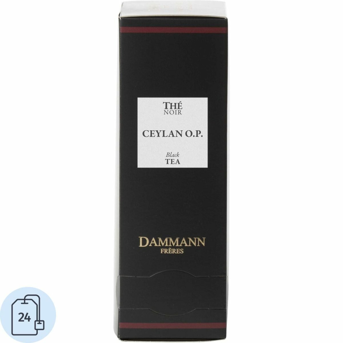 Чай Dammann Ceylan O.P. черный 24 пакетика, 1 уп.