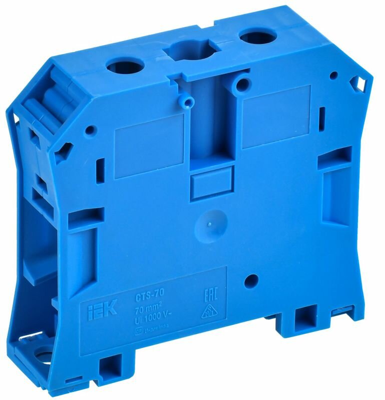 Колодка клеммная CTS ARMAFIX 70кв. мм син. IEK YCT10-00-K07-070
