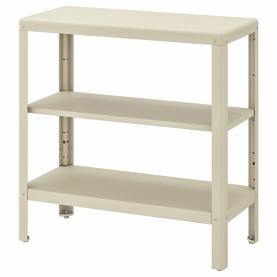 Стеллаж 3 полки из стали IKEA KOLBJORN цвет бежевый 80x81 см 604.092.94