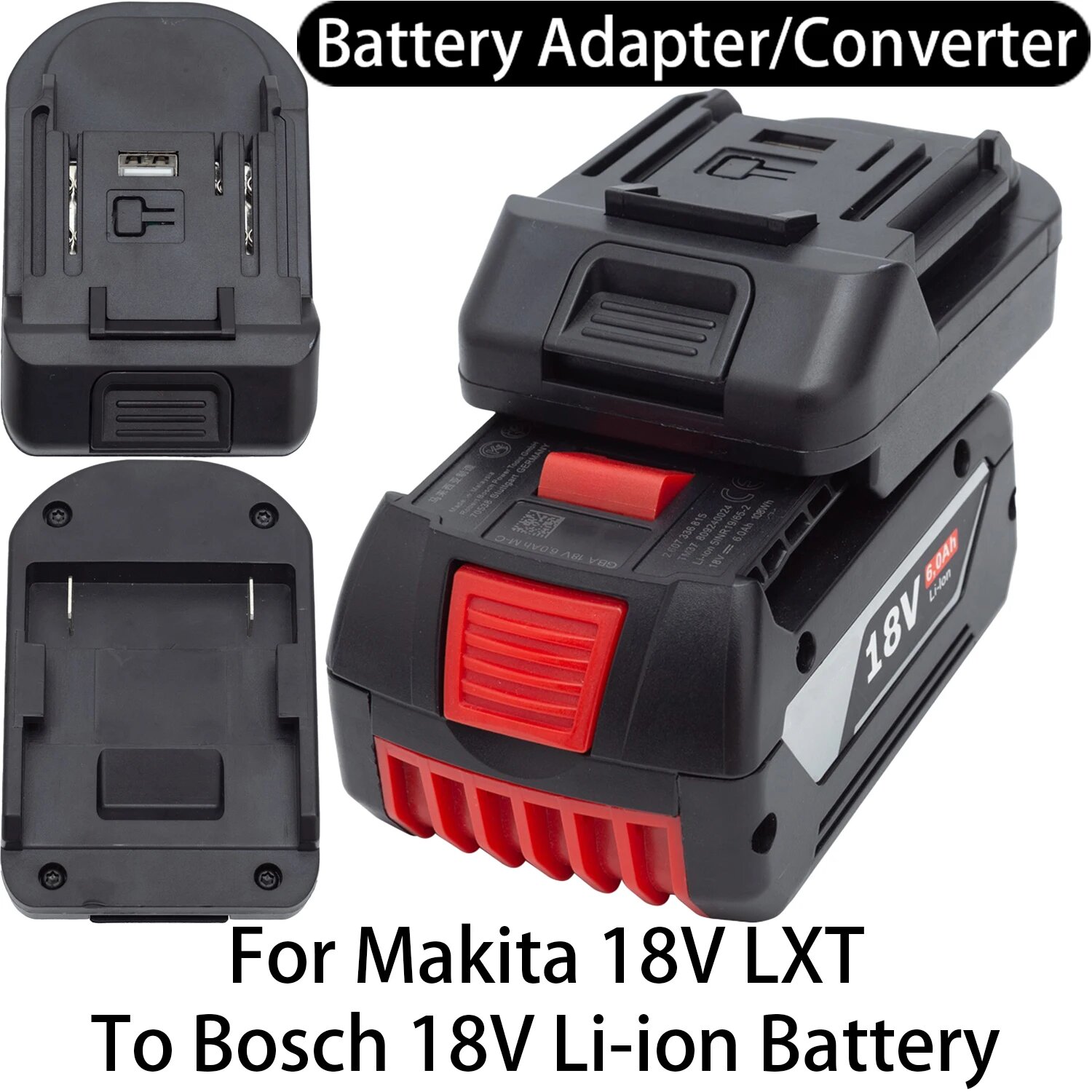 Адаптер Makita 18V к Bosch 18V