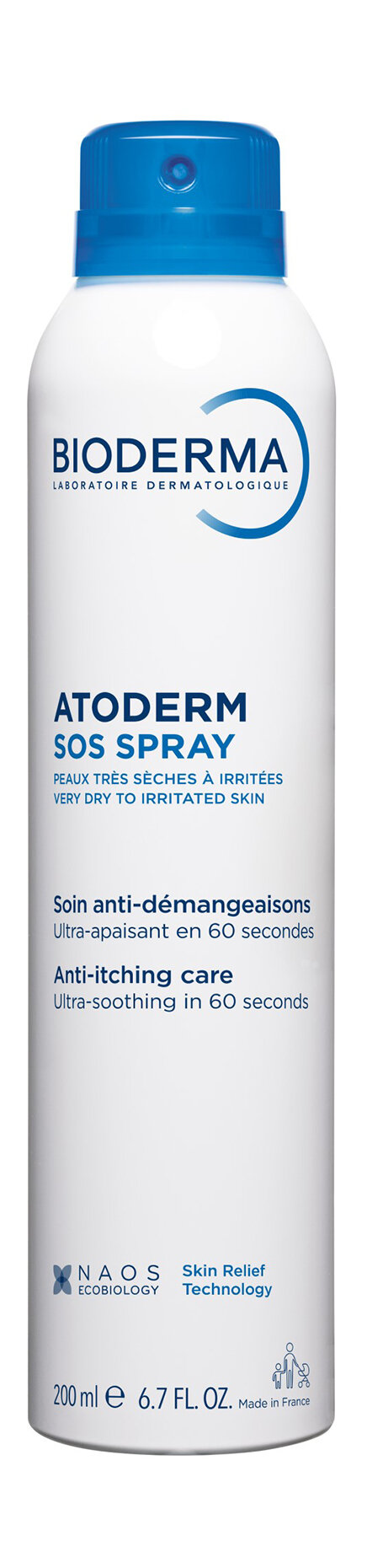 BIODERMA Атодерм SOS Спрей для тела, 200 мл