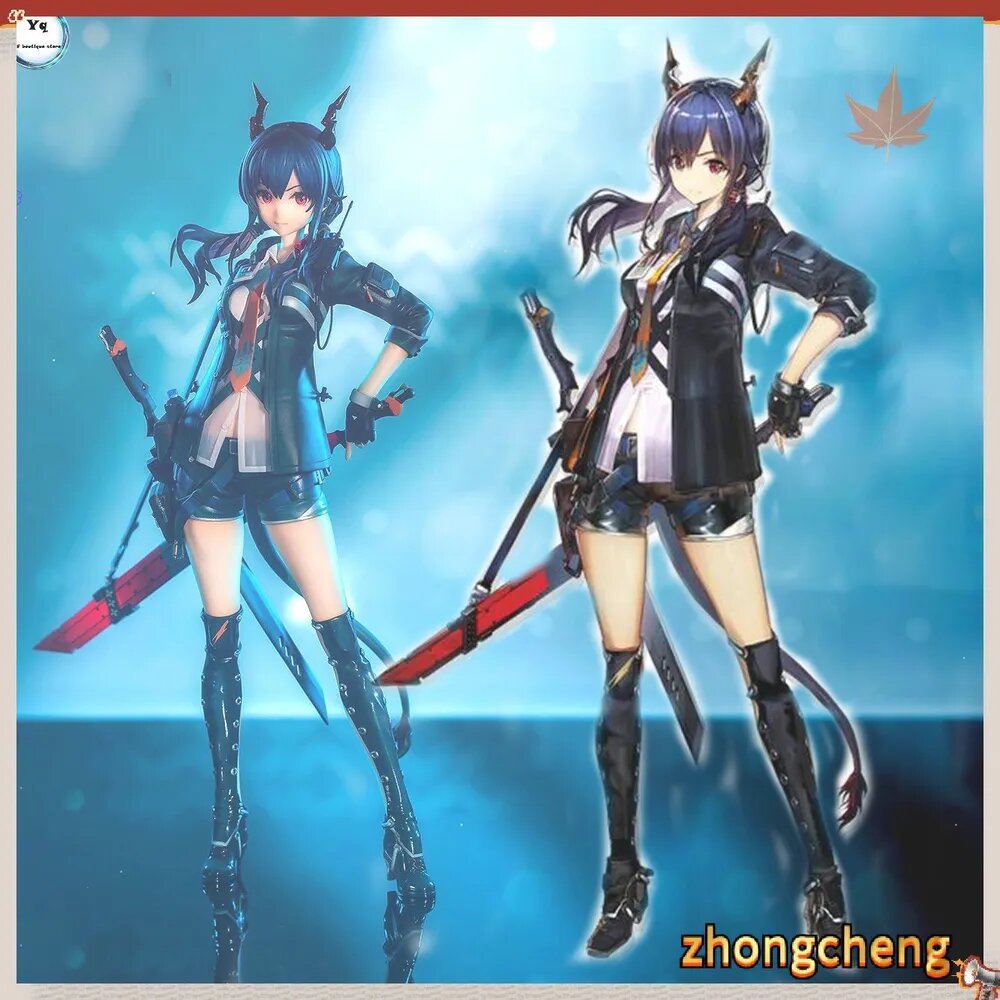 Фигурка игрового персонажа Arknights Ch'en 26CM из ABS пластика