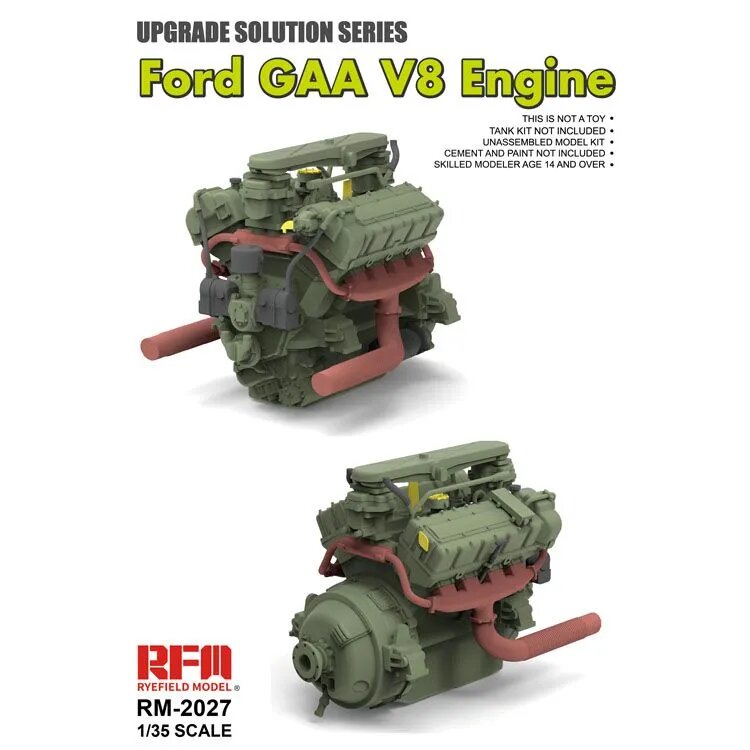 Rye Field RFM2027 1/35 Ford GAA V8 Engine Сборная модель