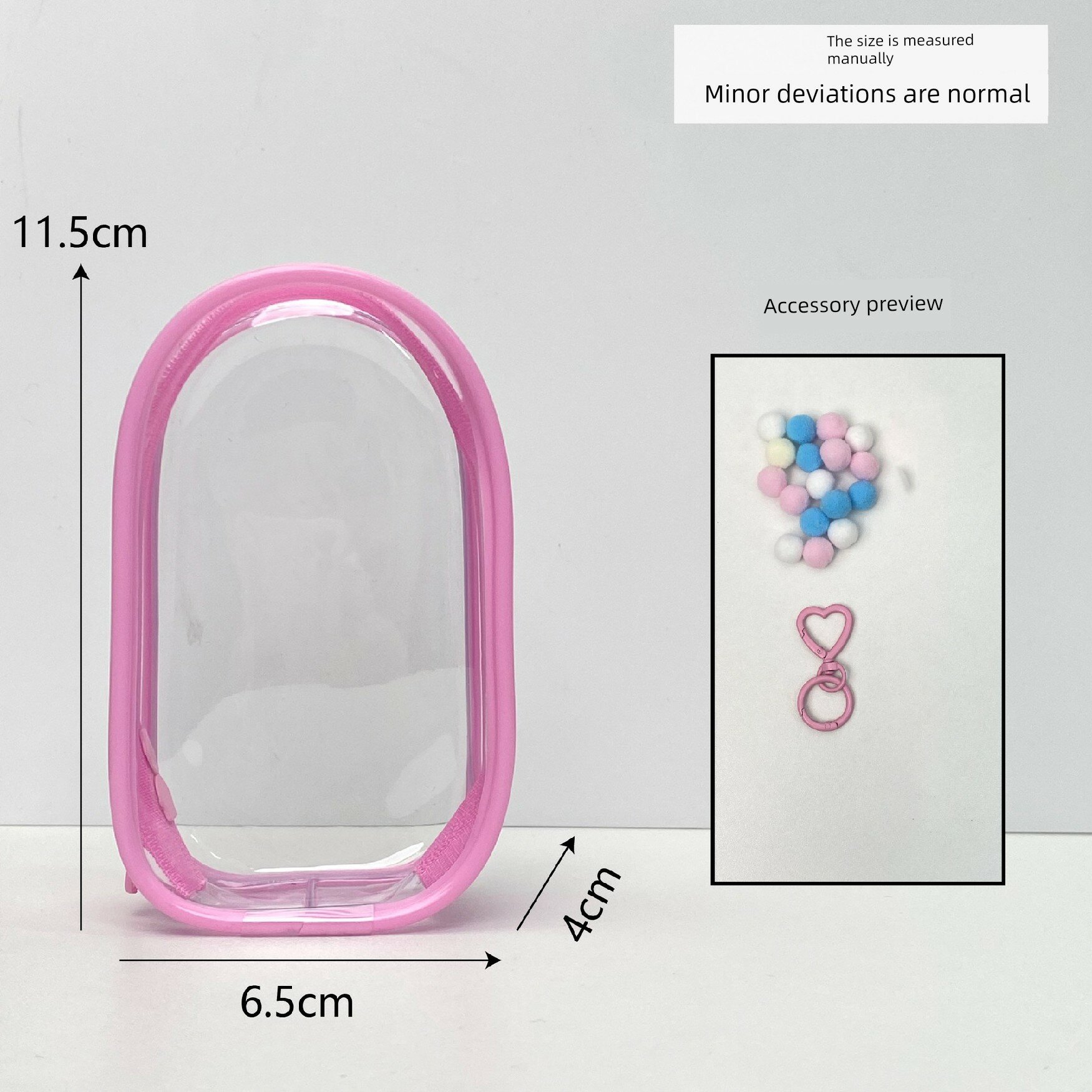 Мягкий чехол Labubu Heartbeat 4.0 с крючком и пуговицей, розовый