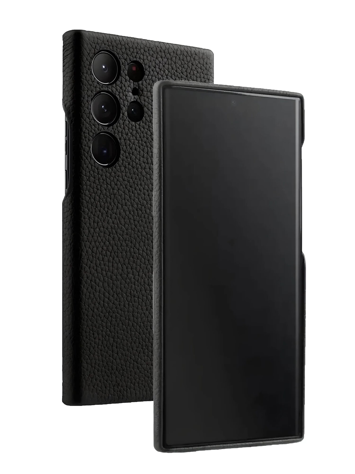 Кожаный чехол накладка Melkco Origin Regal SС для Samsung Galaxy S23 Ultra, черный
