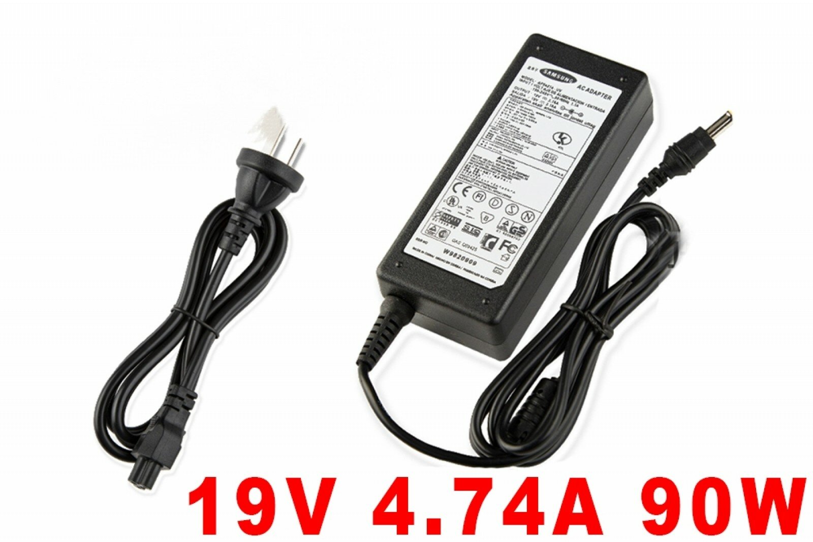 Сетевой блок питания MyPads для ноутбуков Samsung AP04214-UV 19V 4.74A 90W разъем 5.5x3.0мм с иглой