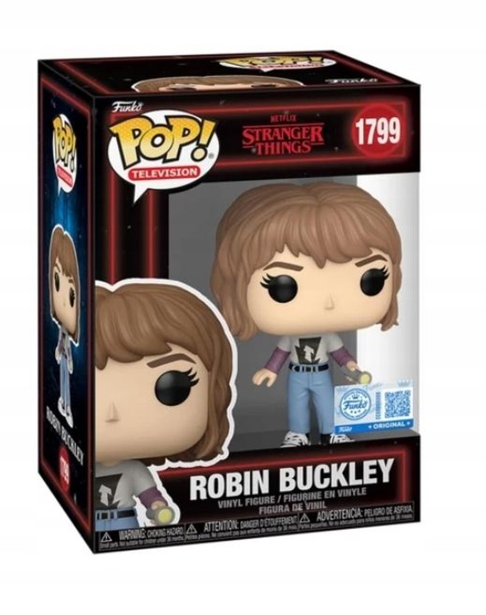 Фигурки Funko Pop TELEVISION - Коллекционная фигурка STRANGER THINGS Robin Buckley/Робин Бакли - Фанко 1799