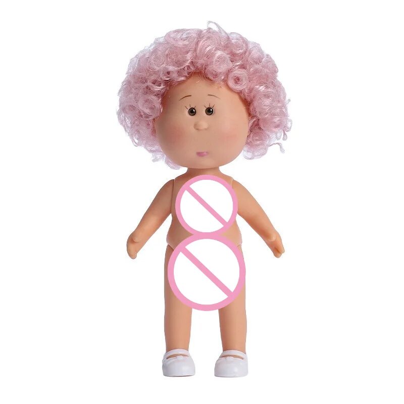 Aitoyya мини-кукла-картошка 14 см виниловая для сборки Розовый, Rose Gold Afro