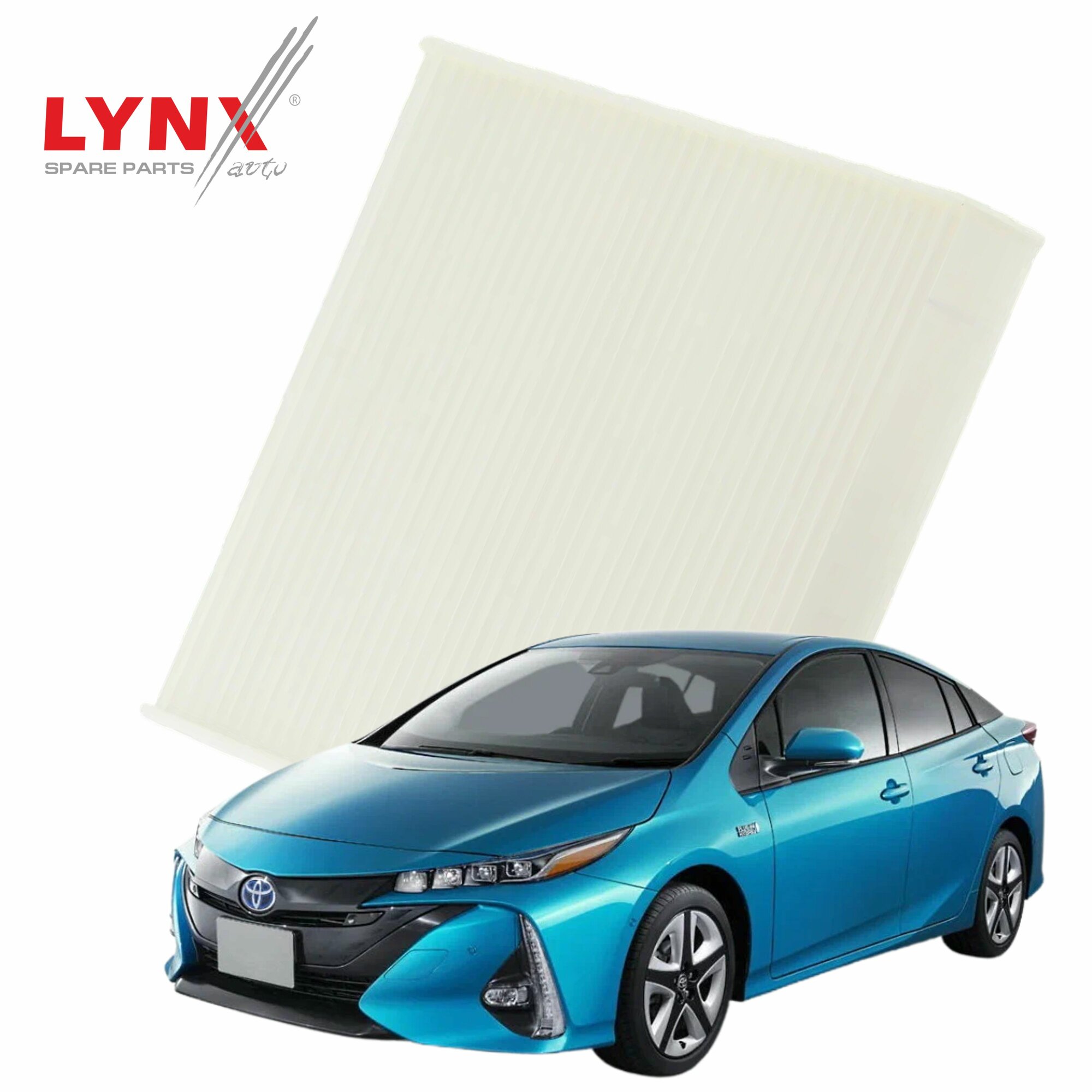Фильтр салонный Toyota Prius PHV (4) XW50 / Тойота Приус ПХВ 2016 2017 2018 2019 2020 2021 2022 / 1шт LYNXauto