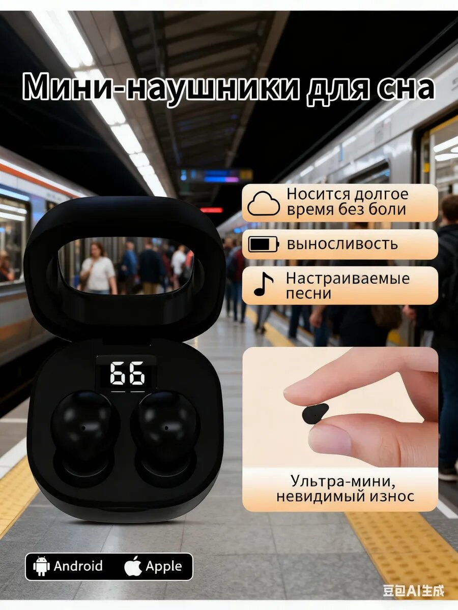 Миниатюрная Bluetooth-гарнитура In-Ear мини наушники беспров