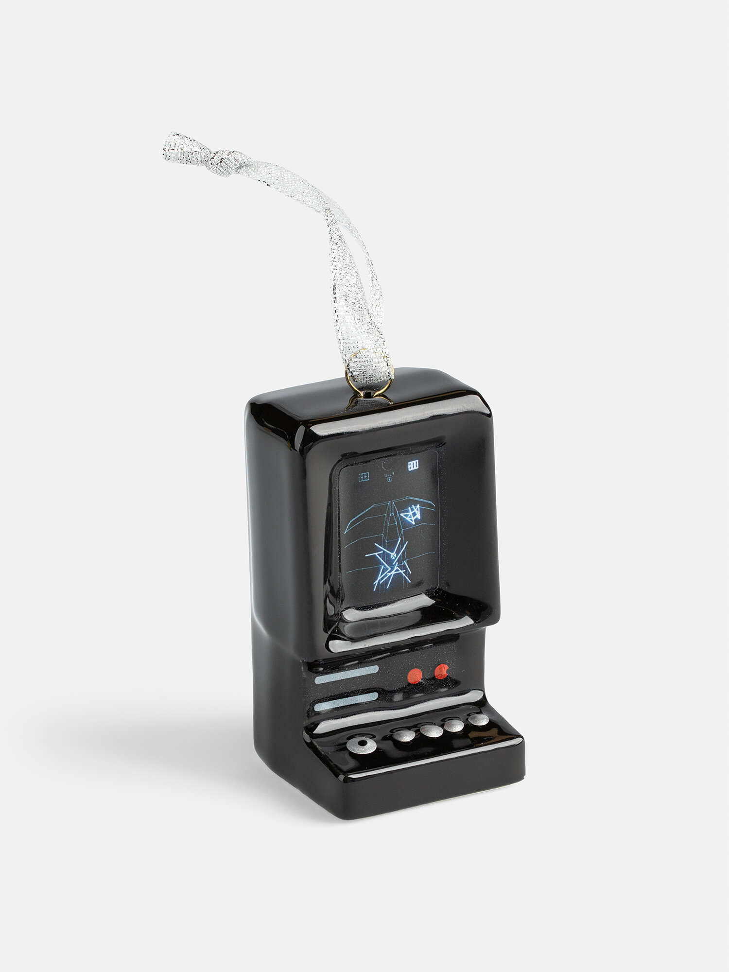 Ёлочная игрушка Яндекс «Ретрокомпьютеры», Vectrex, из фарфора