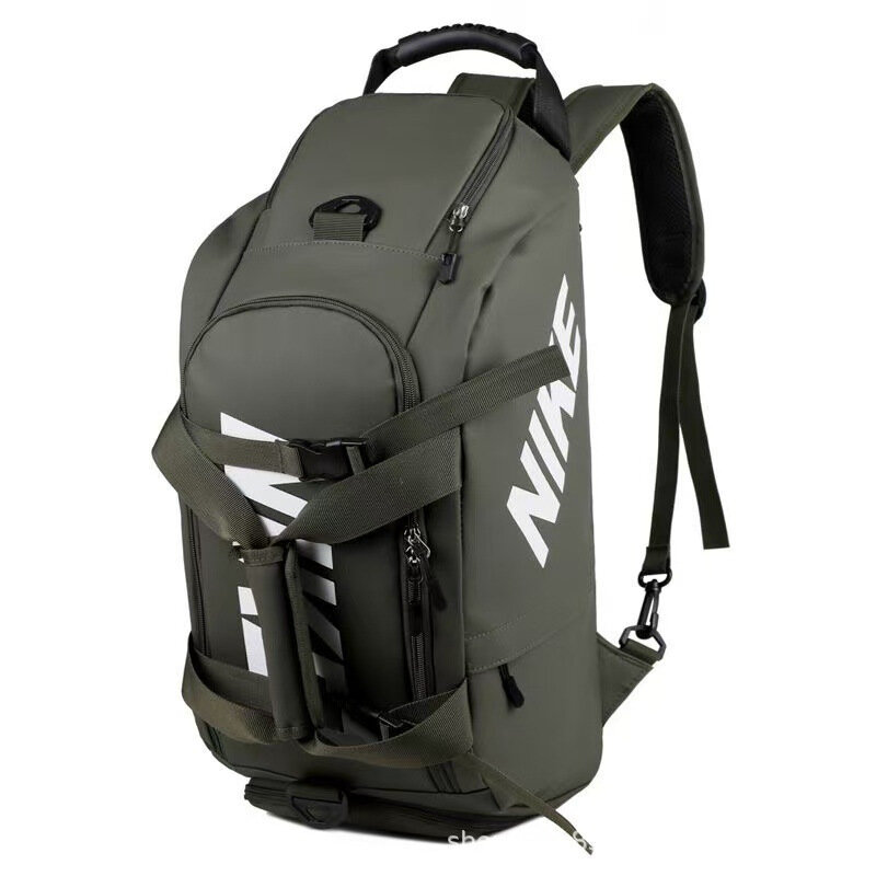 Сумка-рюкзак "Nike", ткань с водоотталкивающей пропиткой, цвет тёмно-зелёный