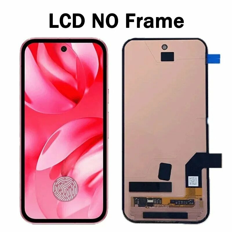 6,3-дюймовый P-OLED ЖК-дисплей для Google Pixel 9a, GTF7P, GXQ96, G3Y12, сенсорный экран, панель управления, комплектующие.