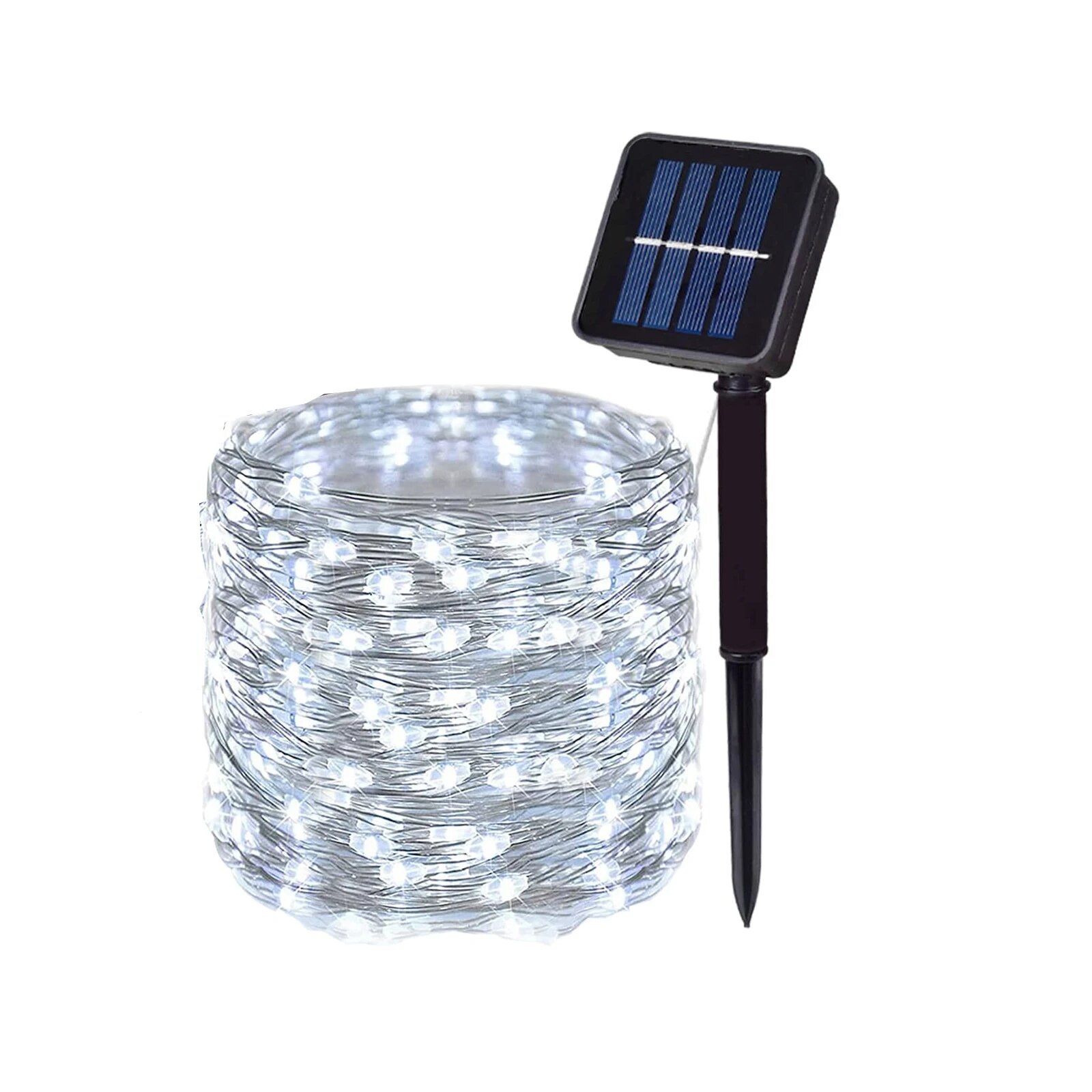 Солнечные светодиодные гирлянды для сада 1pcs white, 22M 200led