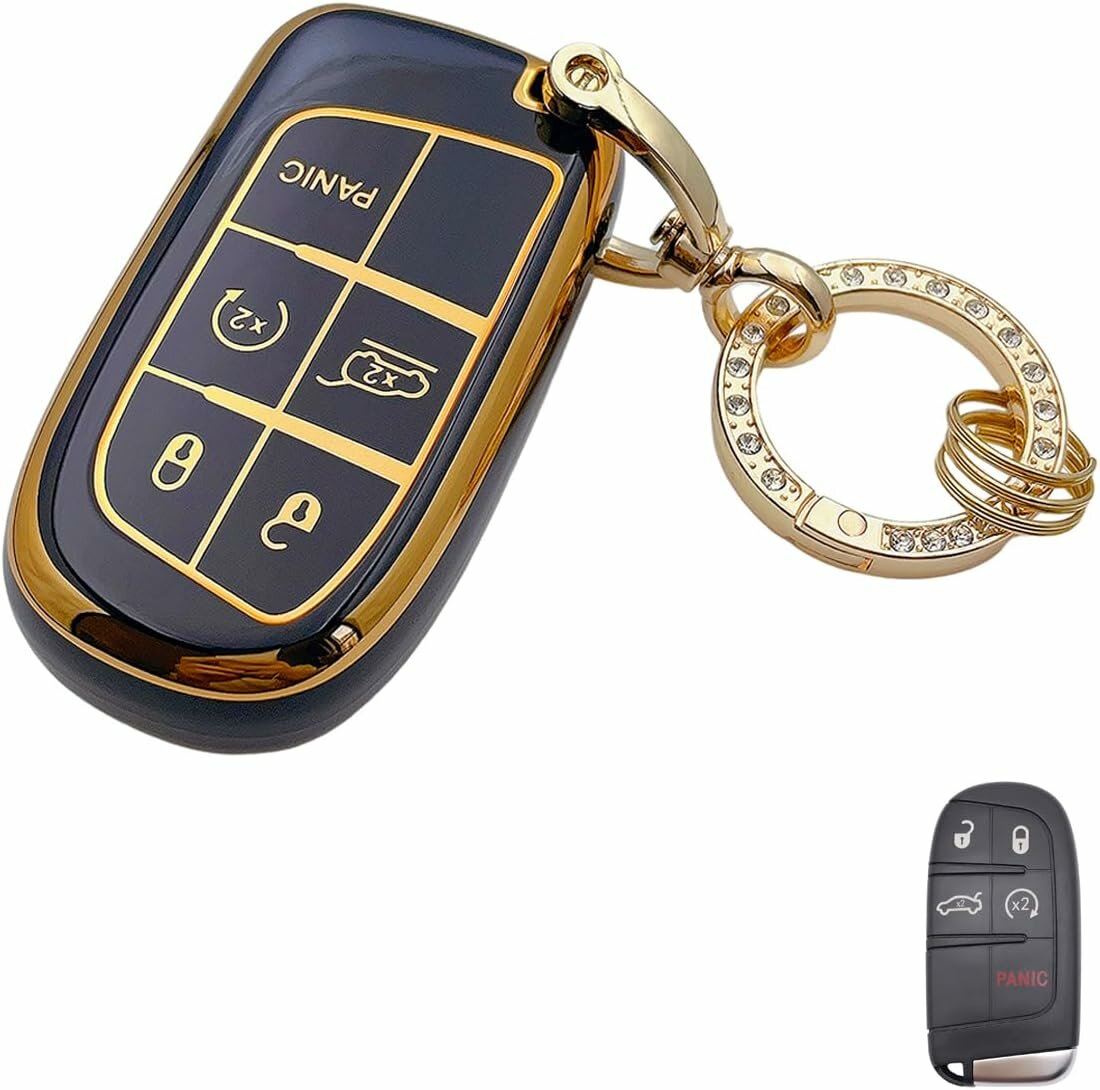 Чехол-брелок для Kia с брелком, черный мягкий защитный чехол из ТПУ для Telluride 2023 2024, 5 кнопок, умный дистанционн
