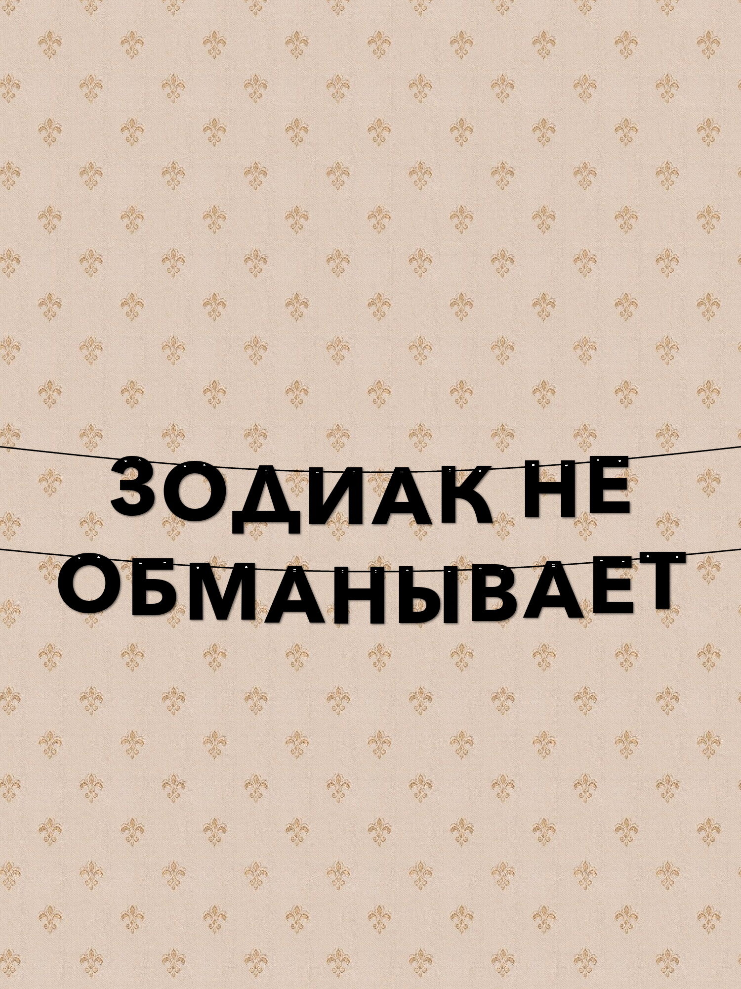 Гирлянда из букв, буквенная гирлянда, декоративная растяжка - зодиак не обманывает для праздников и торжеств, долговечный материал