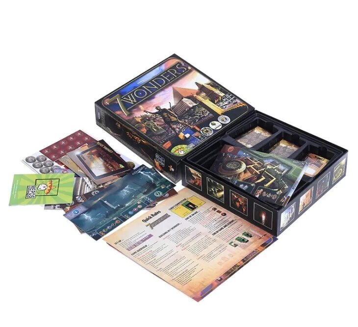 Asmodee Настольная игра 7 Чудес, 2-7 игроков, 30-45 мин, картон, бумага — фото 1