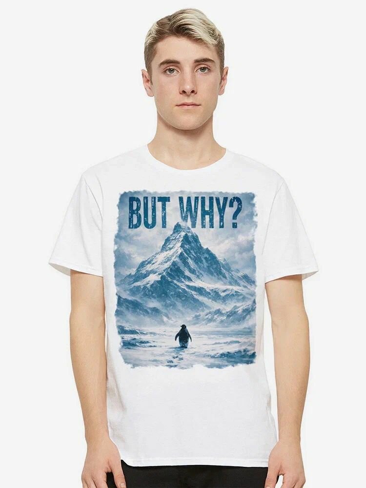 Футболка Одинокий Пингвин / But Why / Мужская