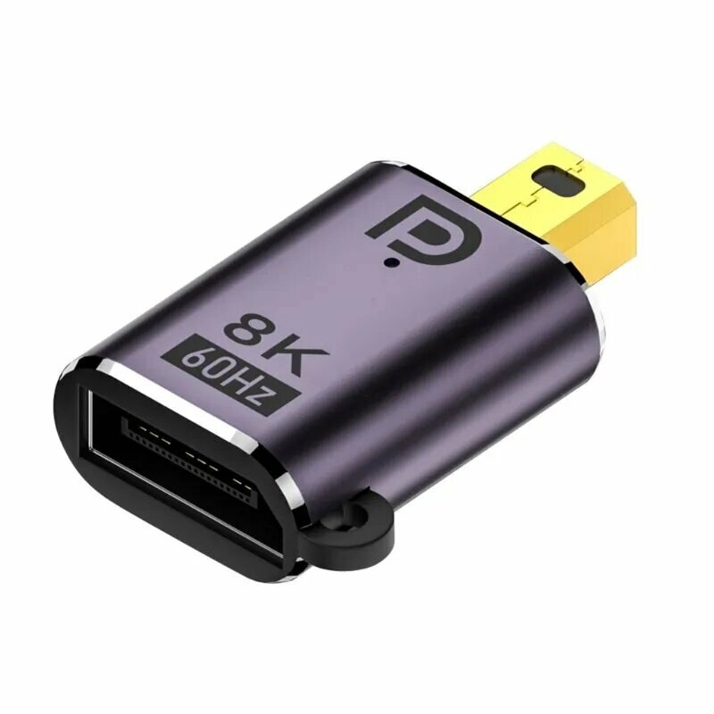 (1 шт.) Переходник серии DP - Mini DP (мужской) на DP (женский)