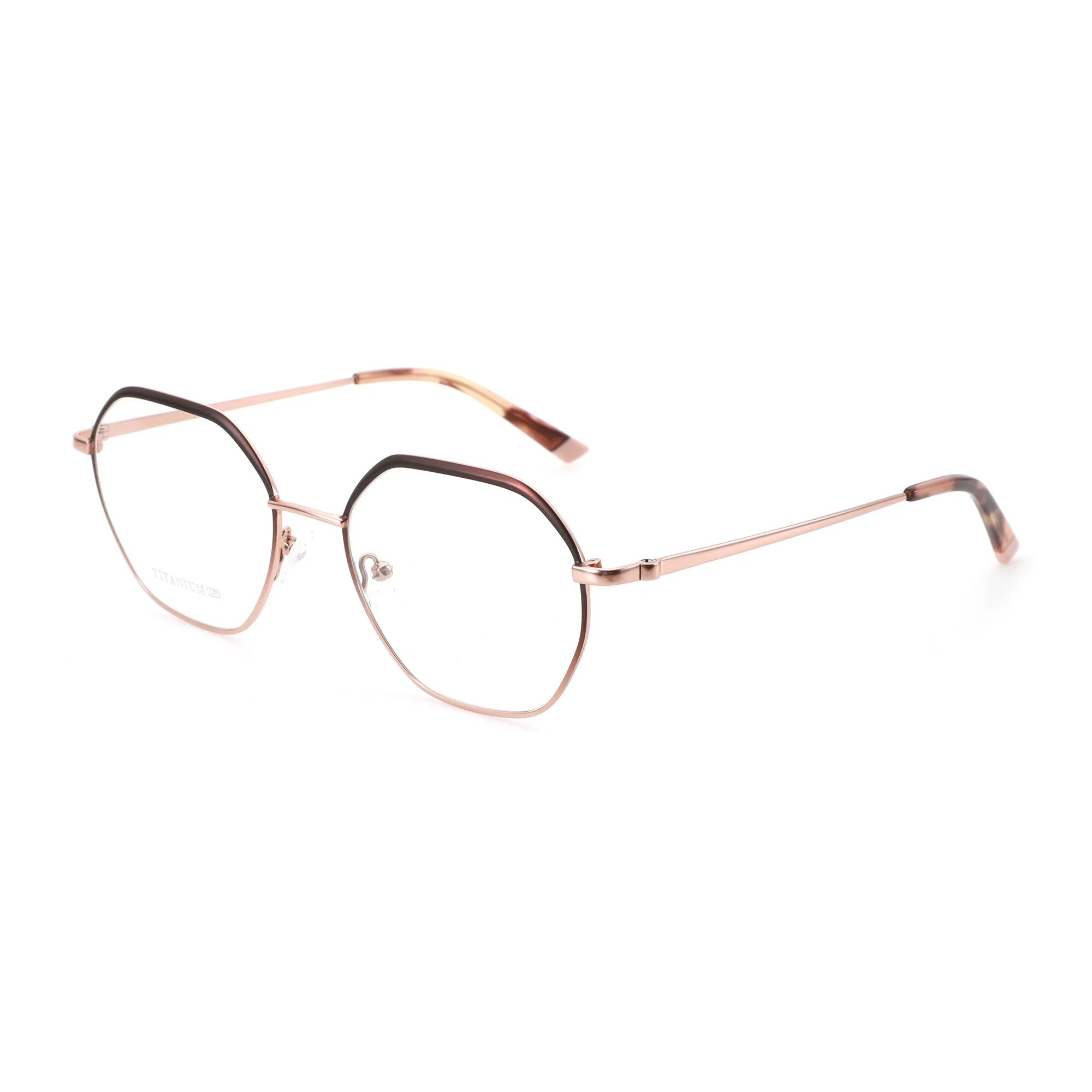 ZENOTTIC Женские очки из титана progressive/photochromic 1.61, Единая версия, Фото Коричневый