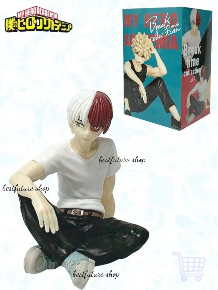 Аниме Фигурка Моя геройская академия В руках Шото Тодороки / Todoroki Shoto 8cm