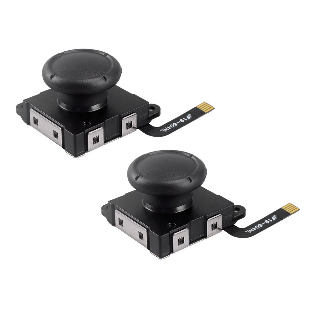 2 шт. Аналоговый джойстик для Switch OLED/LCD/Light, черный — фото 1