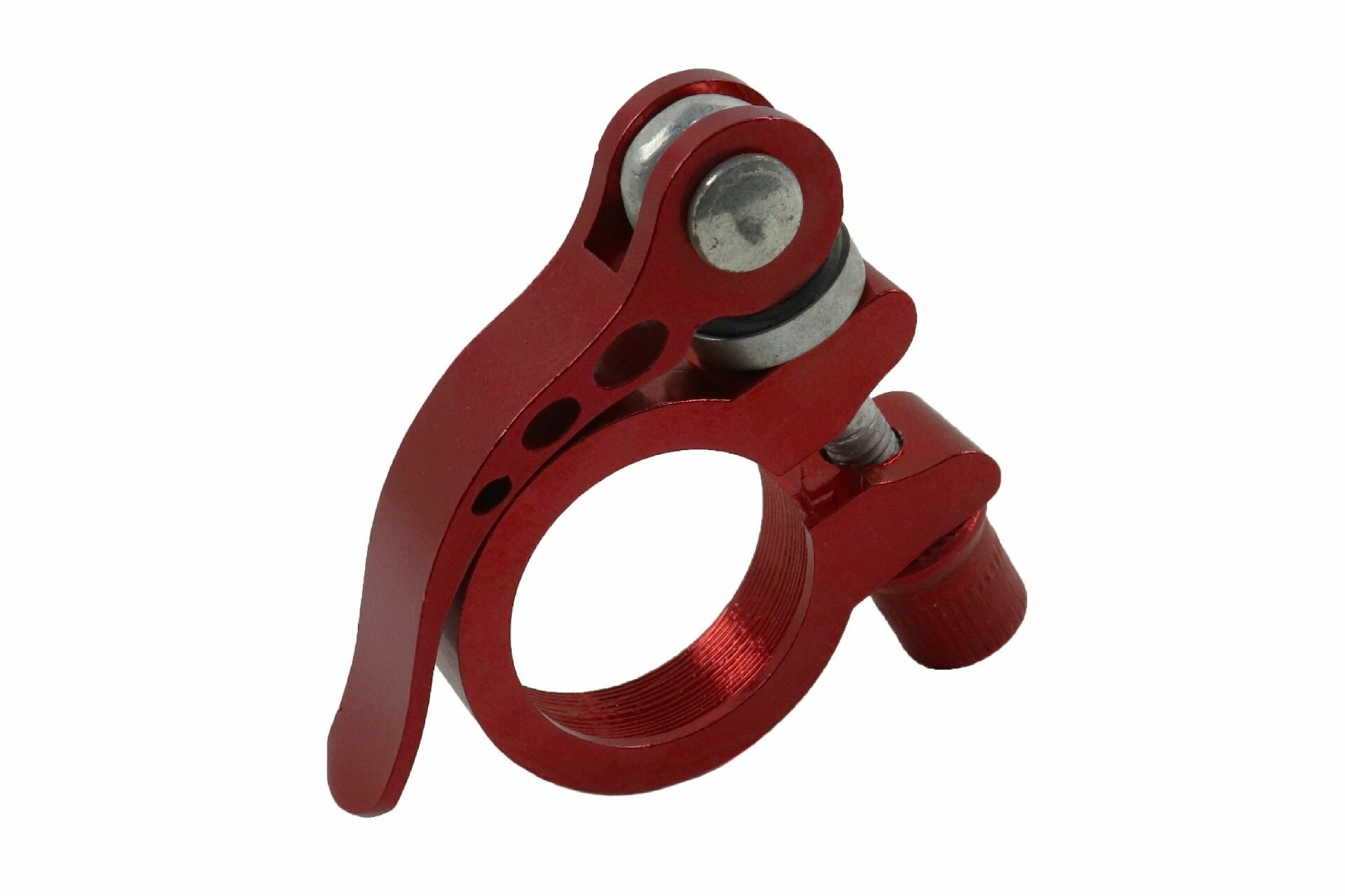 Зажим подседельный с эксцентриком 28,6 мм(красный)