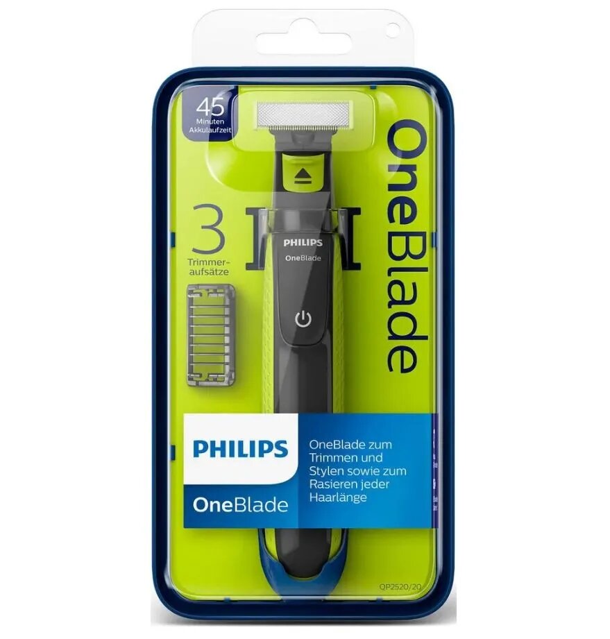 Триммер для бороды и усов Philips OneBlade (Original) QP2520