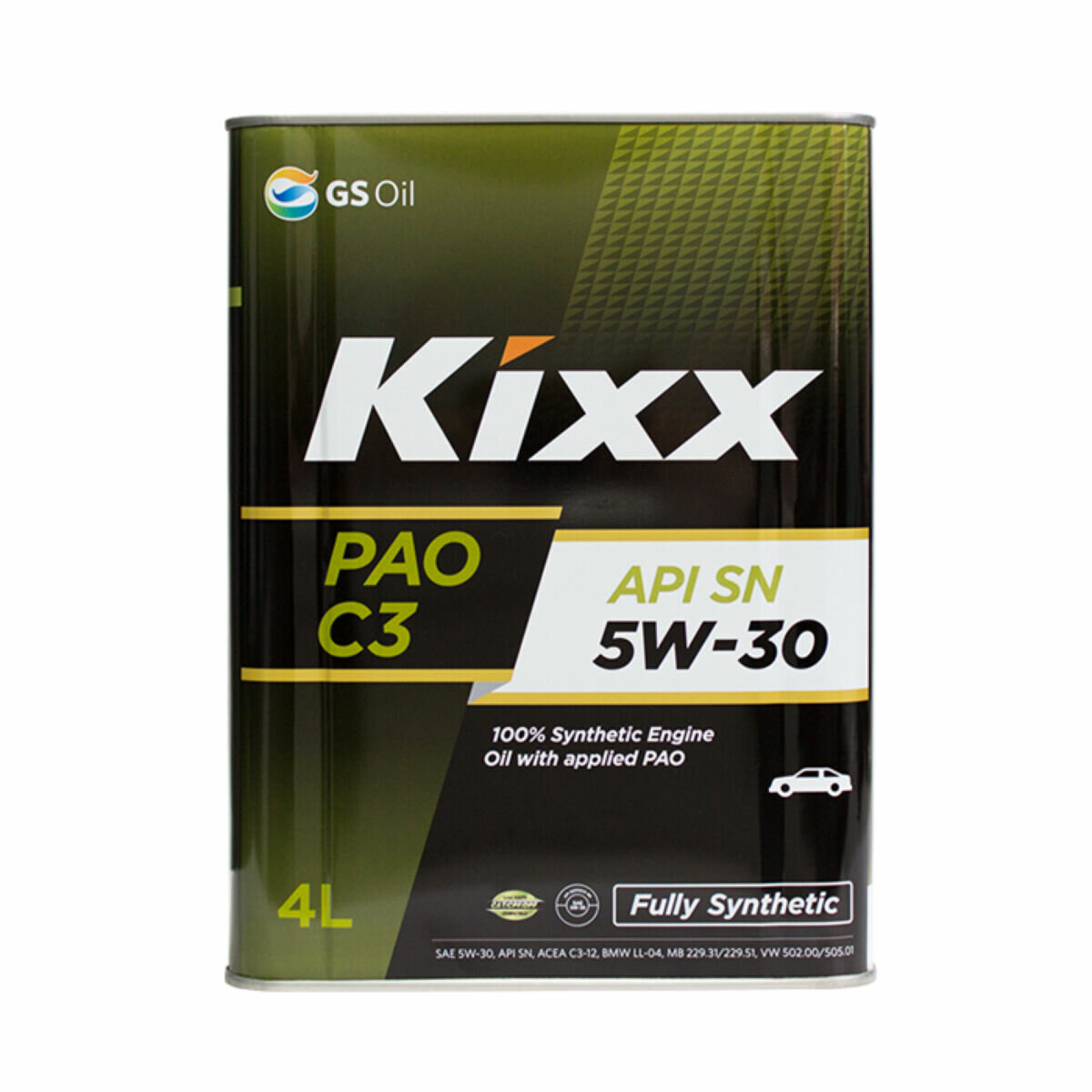 Масло Моторное Kixx Pao Синт. 5W-30 4Л.(Kixx L209144Te1)