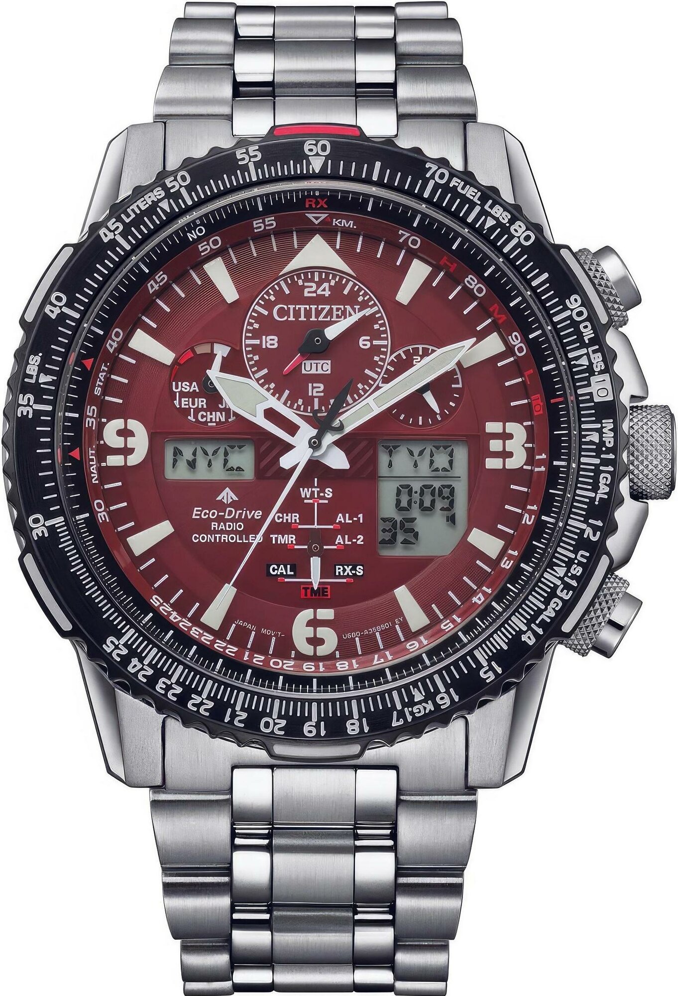 Наручные часы CITIZEN Eco-Drive, серебряный, черный — фото 1