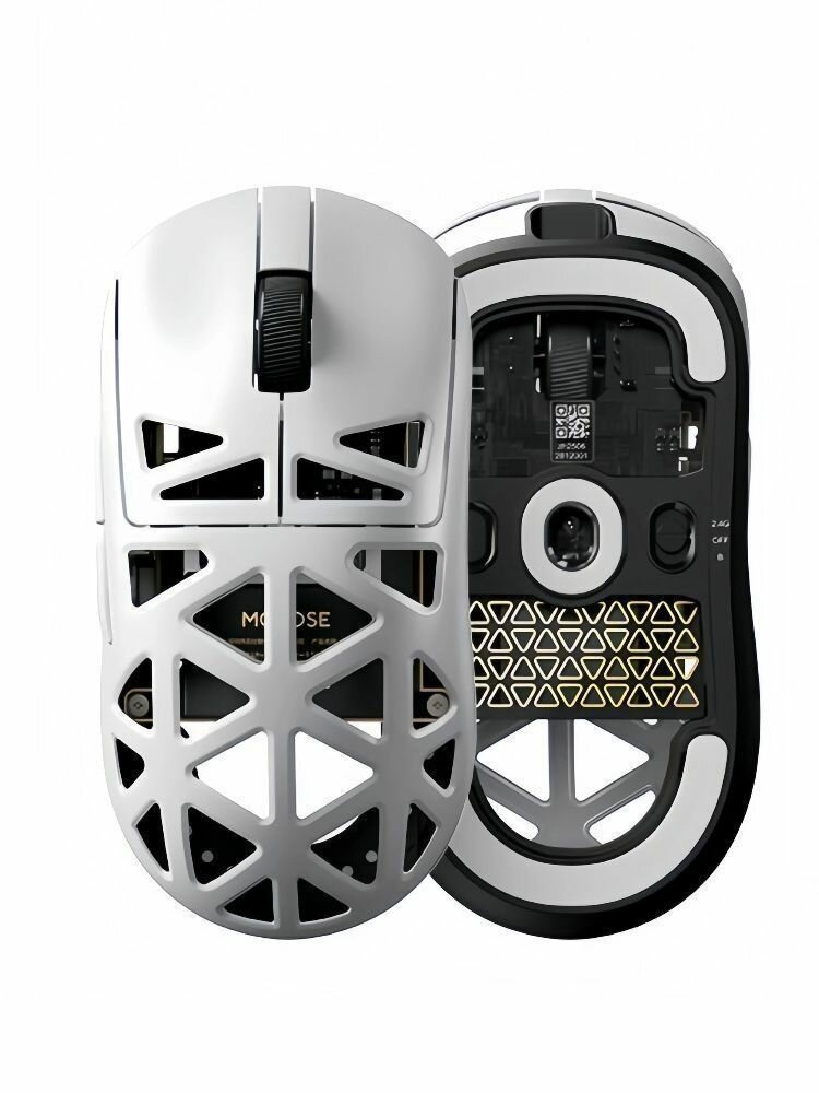 MCHOSE A7X Ultra Магниевая Беспроводная Мышь Hollow Bluetooth / 2,4 G / Проводная 3-режимная PAW3950TI