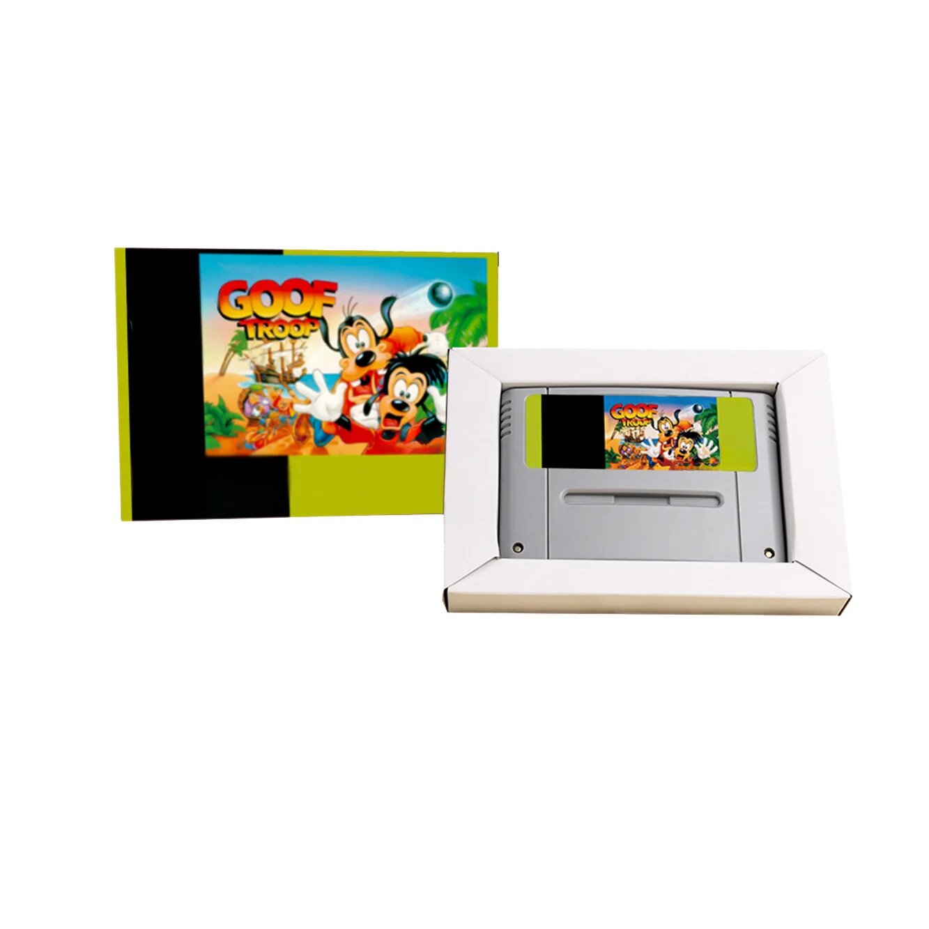 Игровая карта Goof Troop для 16-битных игровых консолей SNES EUR PAL USA NTSC с розничной коробкой, картридж для видеоигр