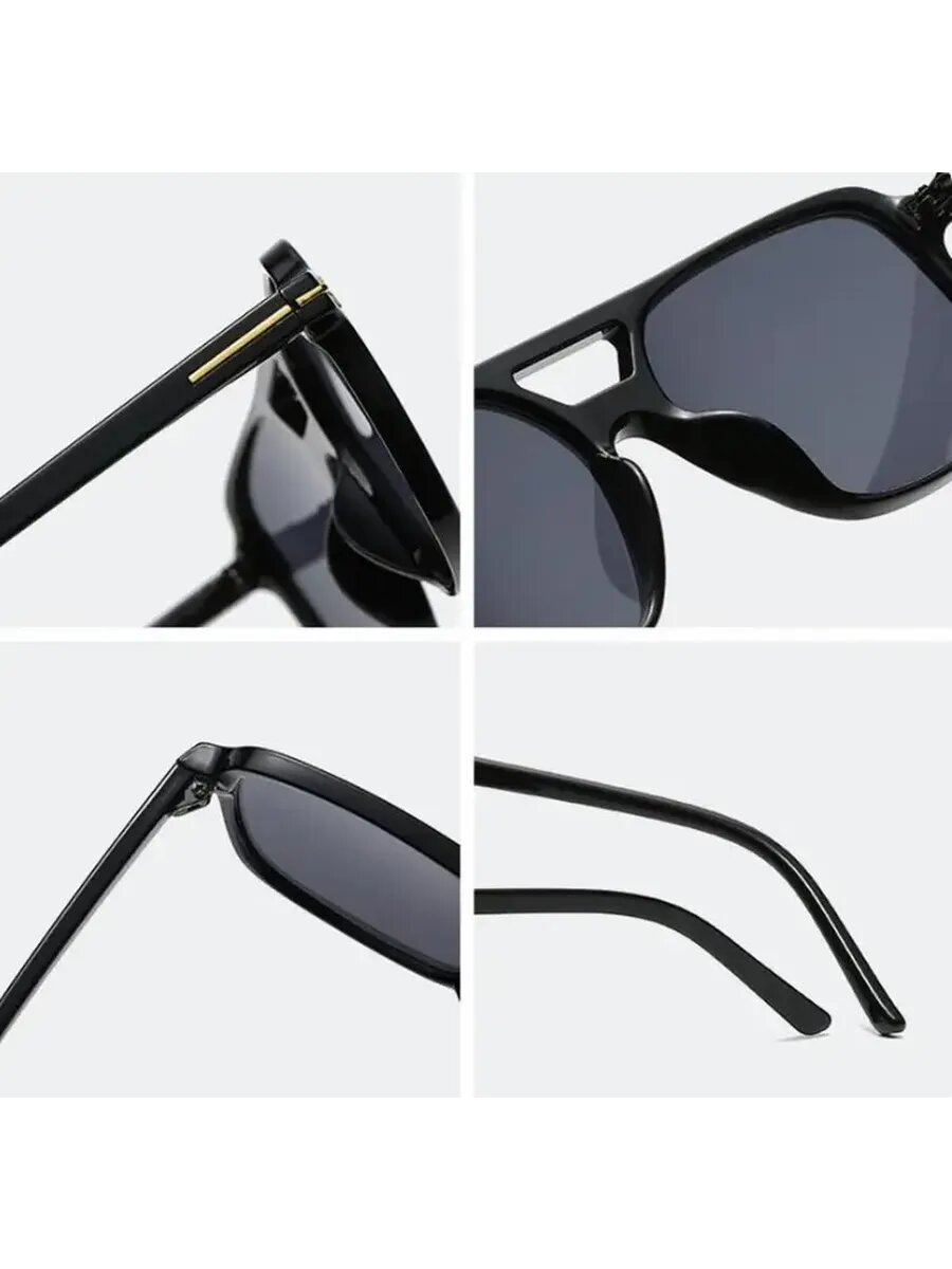 Стильные имиджевые очки авиатора без диоптрий