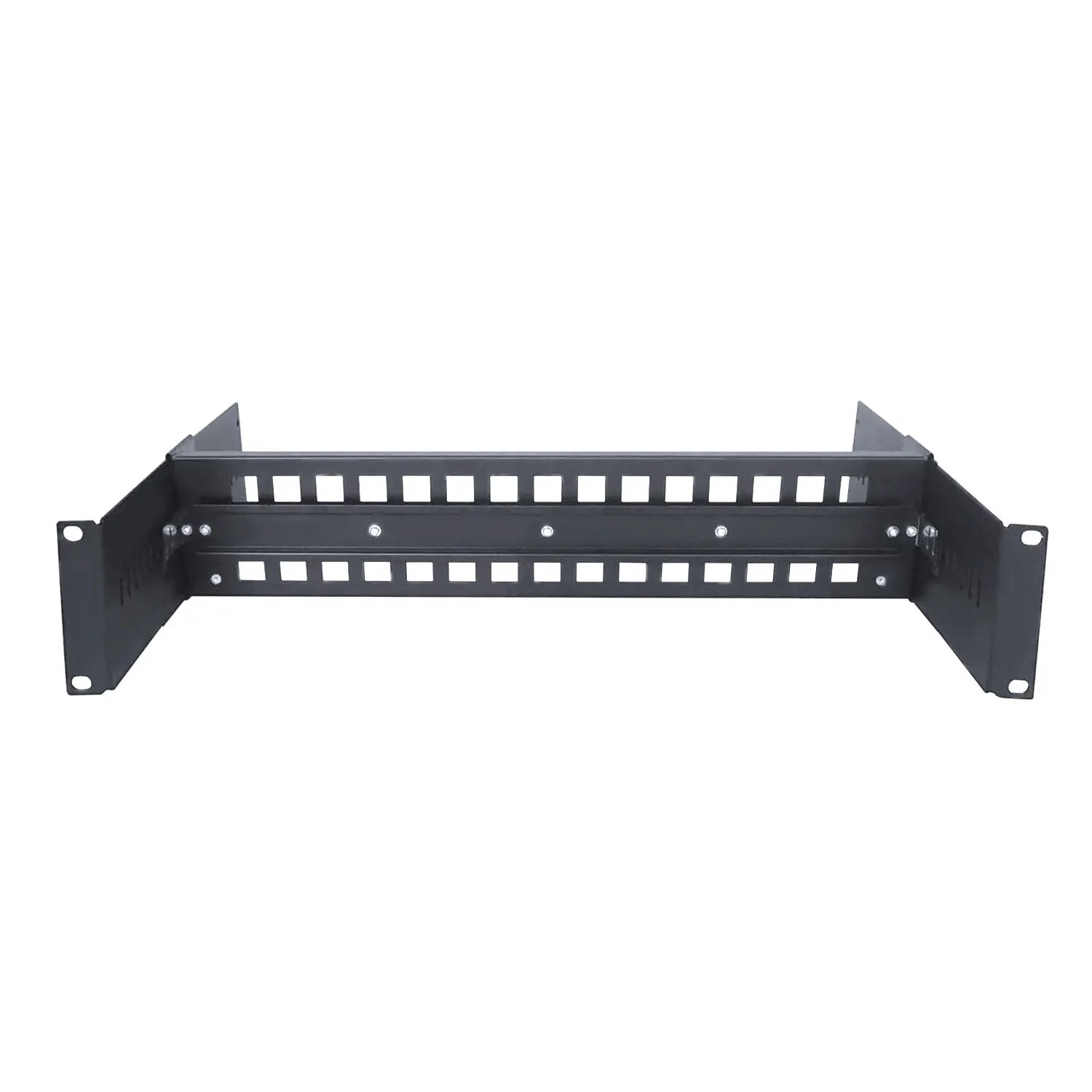 Комплект DIN-рейки для монтажа в 19-дюймовую стойку, регулируемая конструкция, прочная конструкция из алюминиевого сплава
