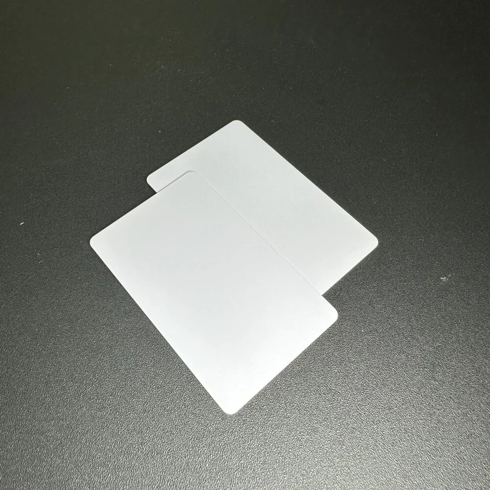 Глянцевая белая пустая карта из ПВХ для струйной печати, водонепроницаемая пластиковая идентификационная карта, визитная карточка для Epson для струйного принтера Canon * 20