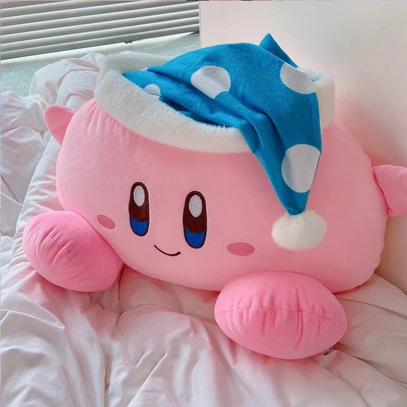 Мягкая игрушка Кирби, розовый, Eyes open