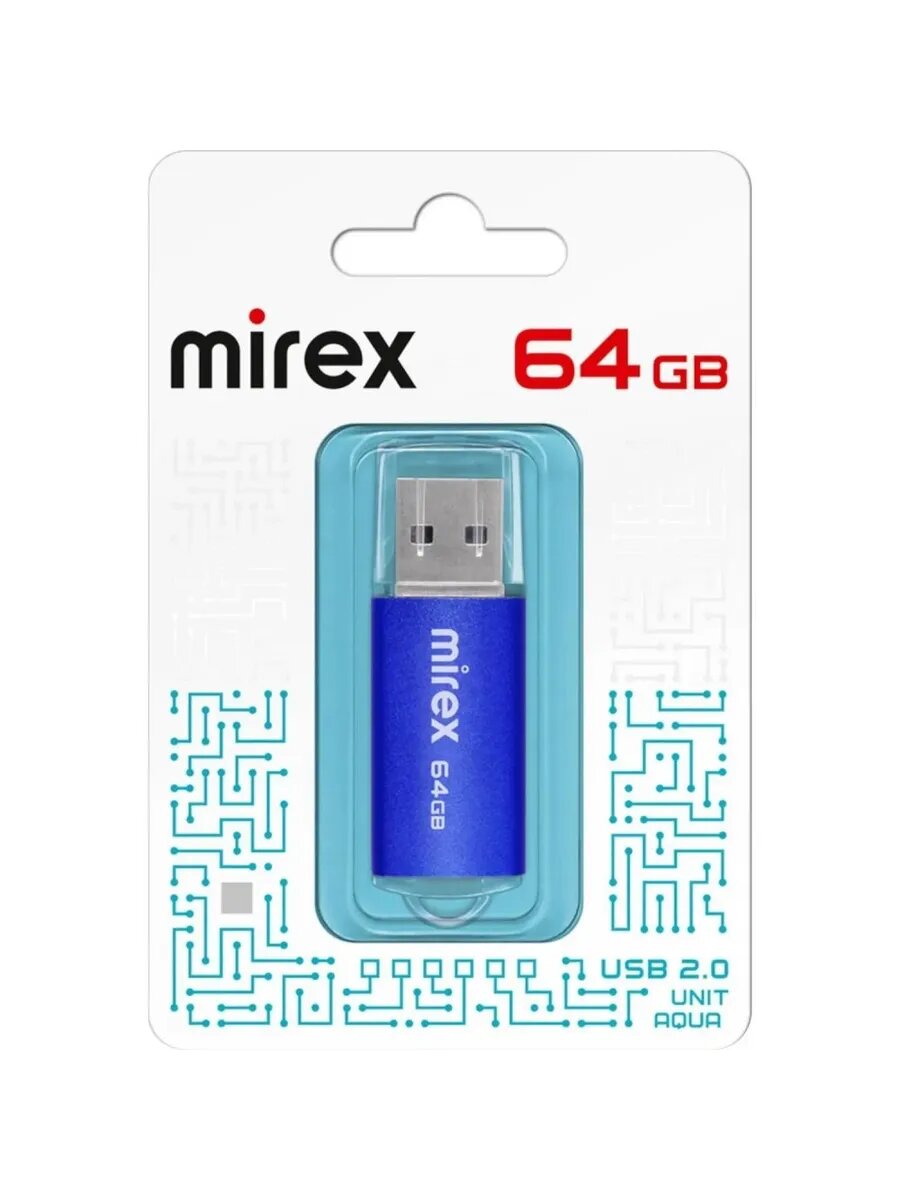 Компактная флешка Mirex 64Гб для надежного хранения
