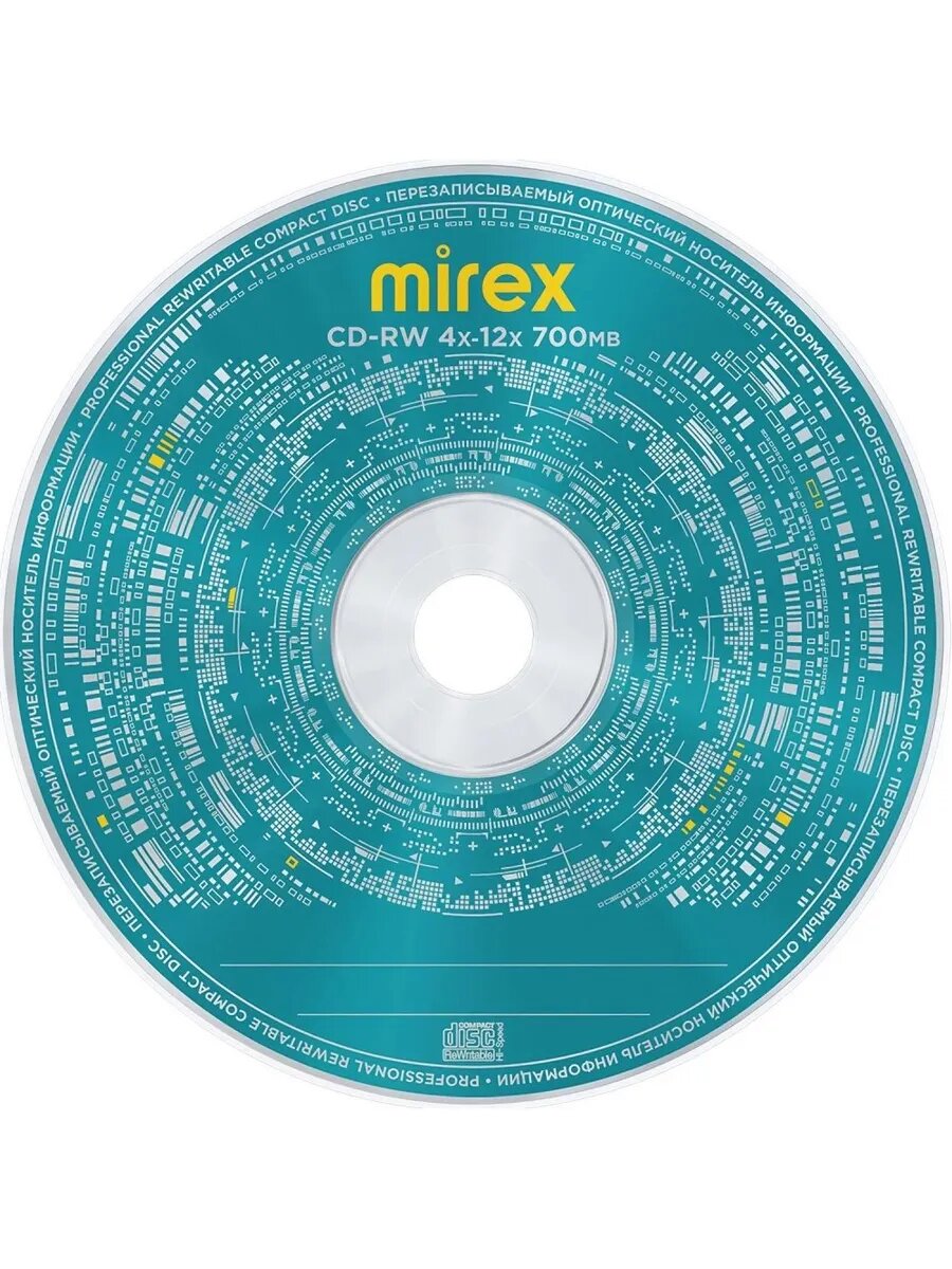 Многофункциональные CD-RW диски для записи