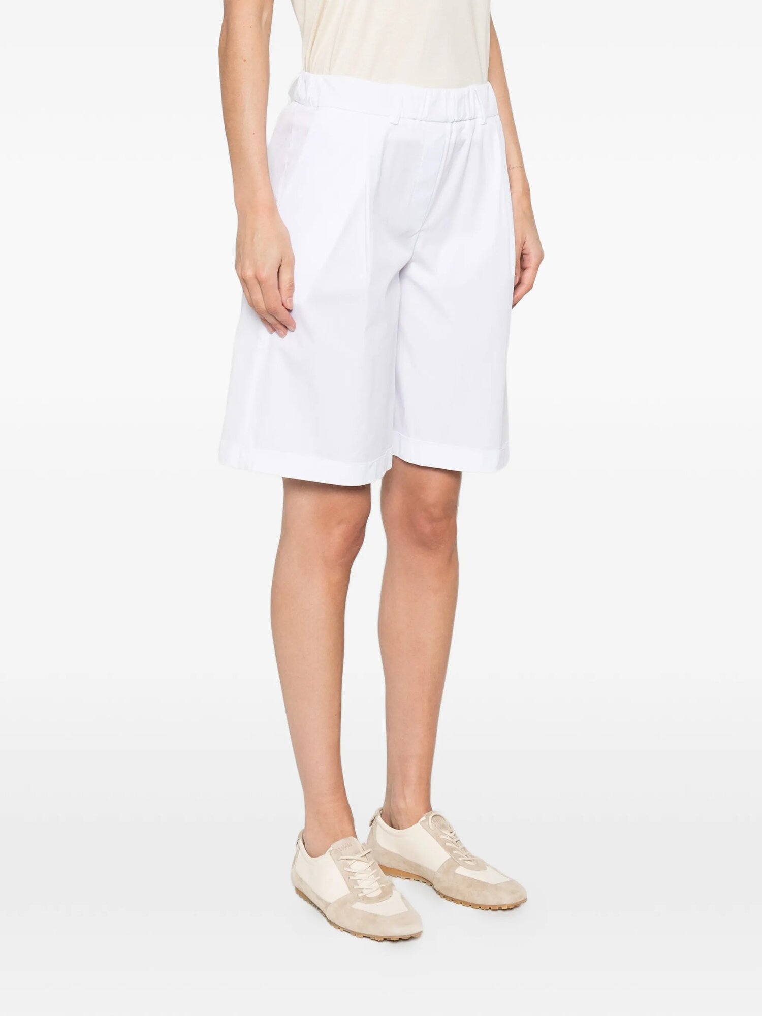 Шорты Via Masini 80 Elasticated shorts, размер 40, white — фото 1