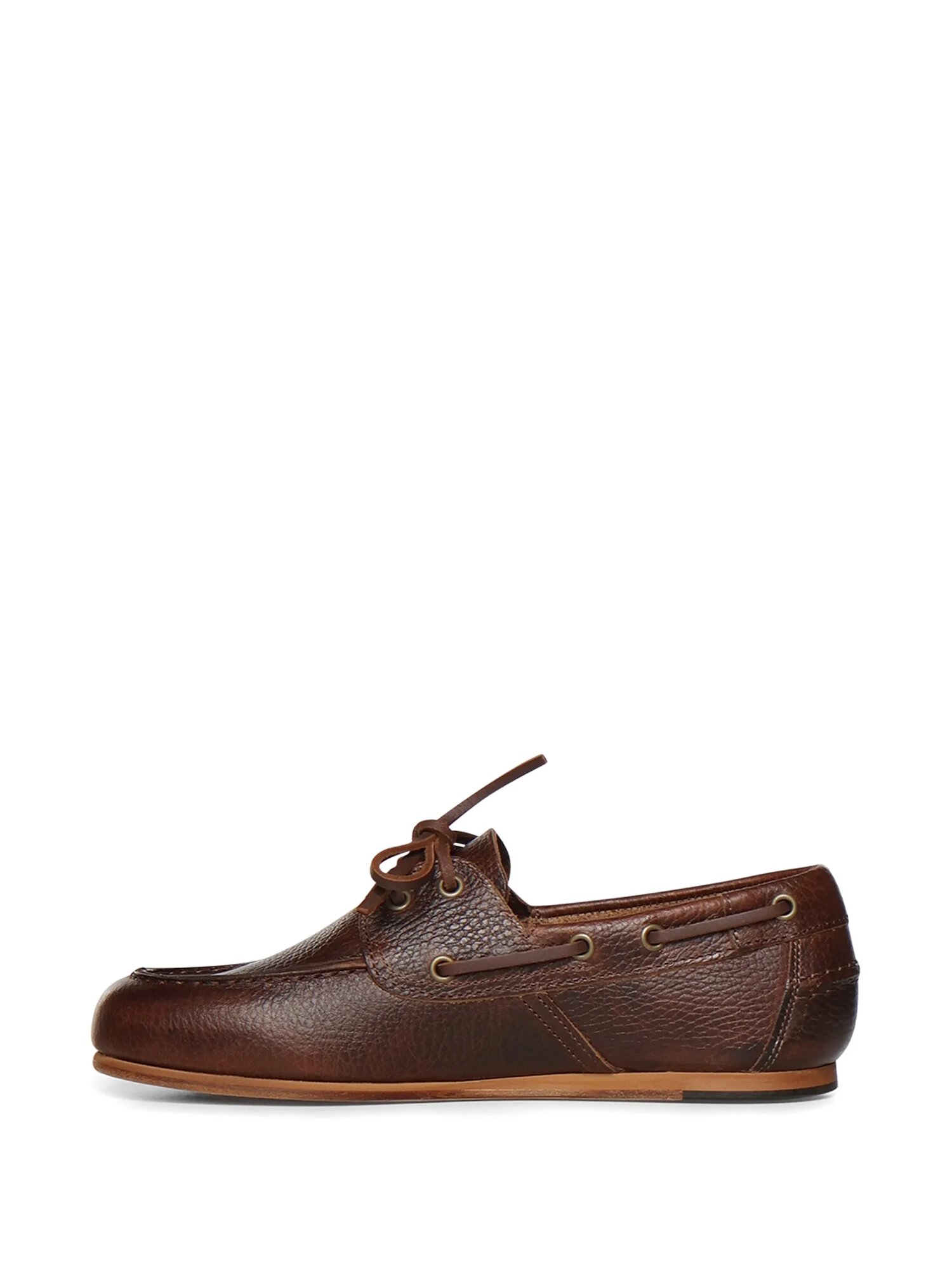 Туфли Sebago Grained boat shoes, размер 6, brown — фото 1