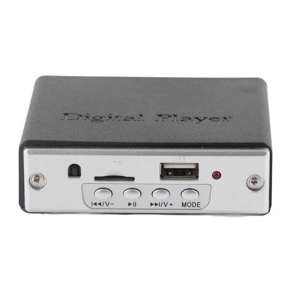 Аксессуар для автомагнитолы цифровой плеер, USB, MP3, TF карта, черный пластик — фото 1
